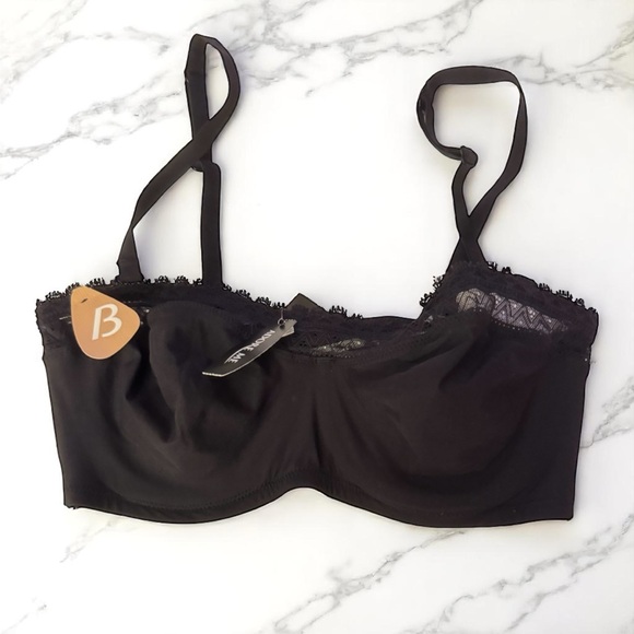 Adore Me | Intimates & Sleepwear | Adore Me Womens Black Lace Bra 34b ...